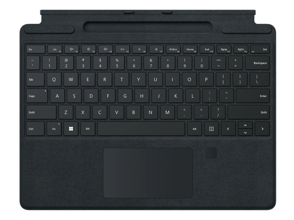 Surface Pro Signature Keyboard with Fingerprint Reader (Black ...